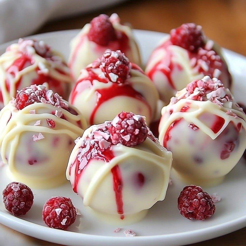 White Chocolate Raspberry Cheesecake Balls – Best Recipes