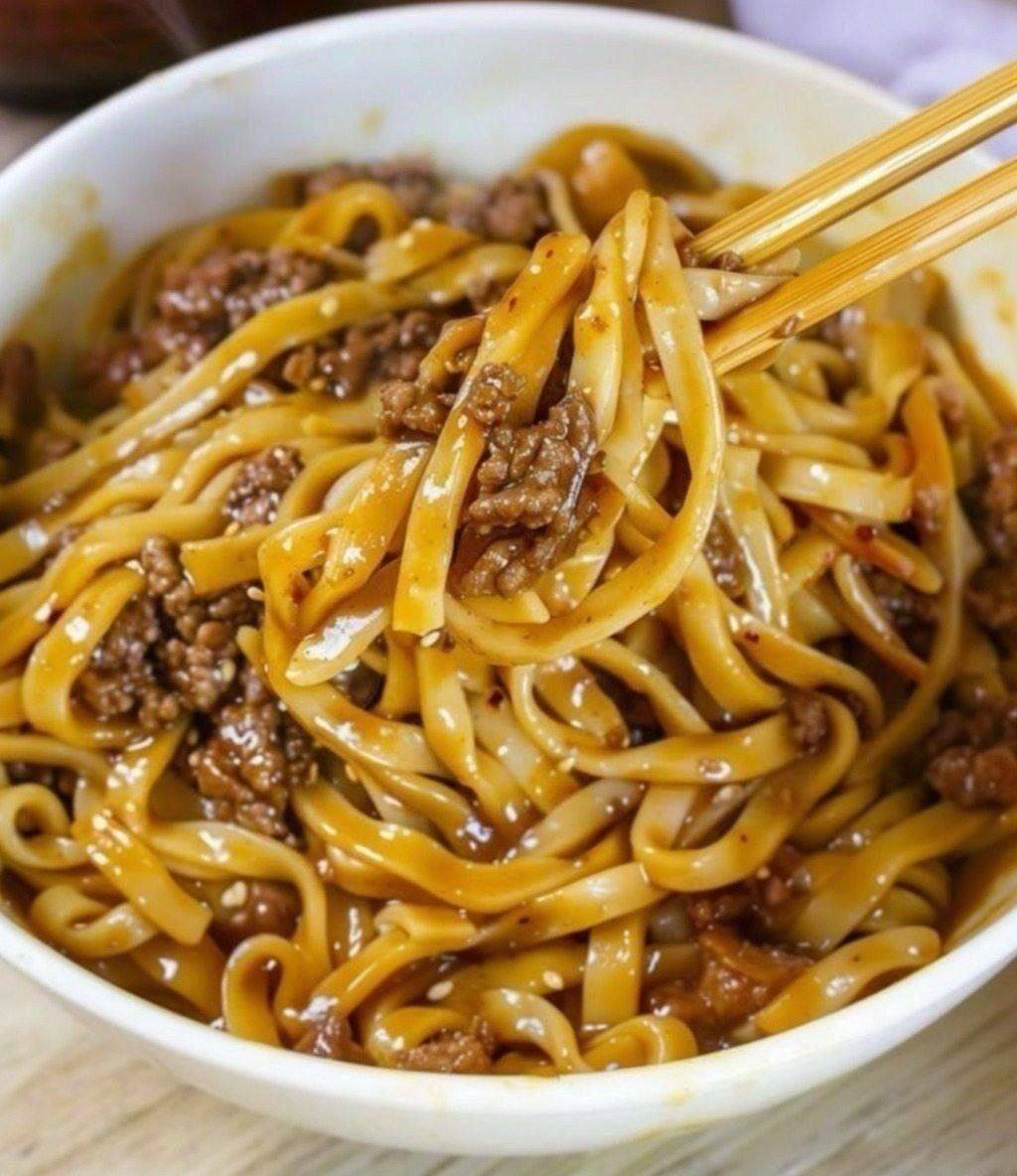Mongolian Ground Beef Noodles – Best Recipes